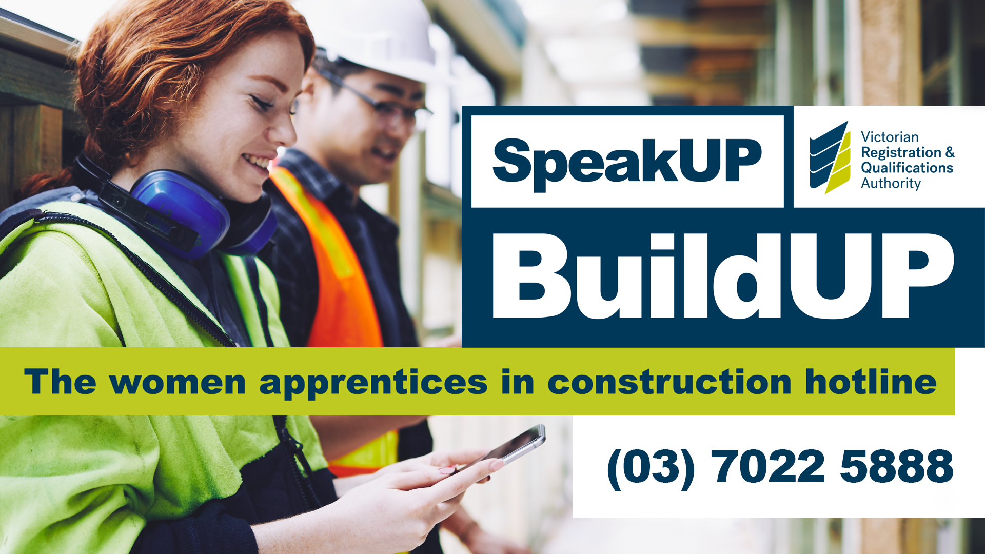 VRQA's Speak Up Build Up Campaign | Sarina Russo